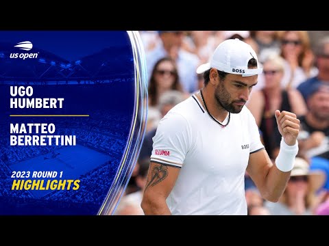 Ugo Humbert vs. Matteo Berrettini Highlights | 2023 US Open Round 1
