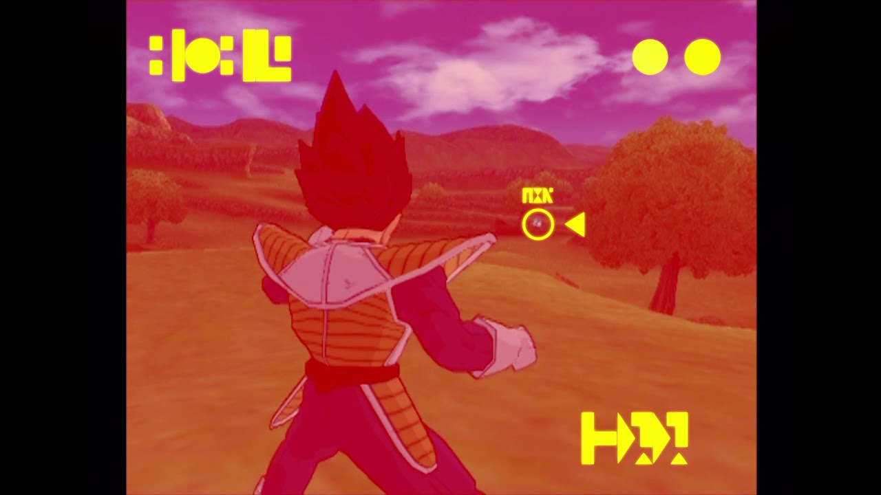 Vegeta Scouter Effect - YouTube