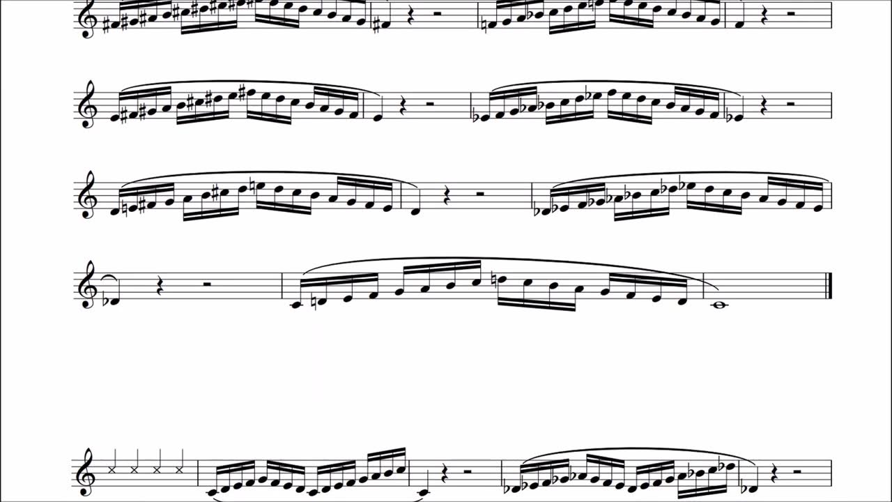 Flute WARM-UP Play-Along - Scales - YouTube