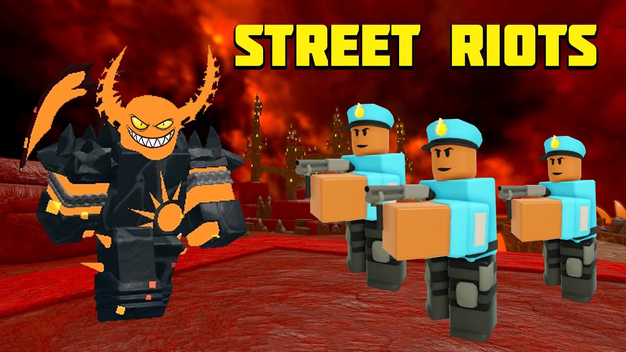STREET RIOTS - Roblox Tower Defense Simulator - YouTube