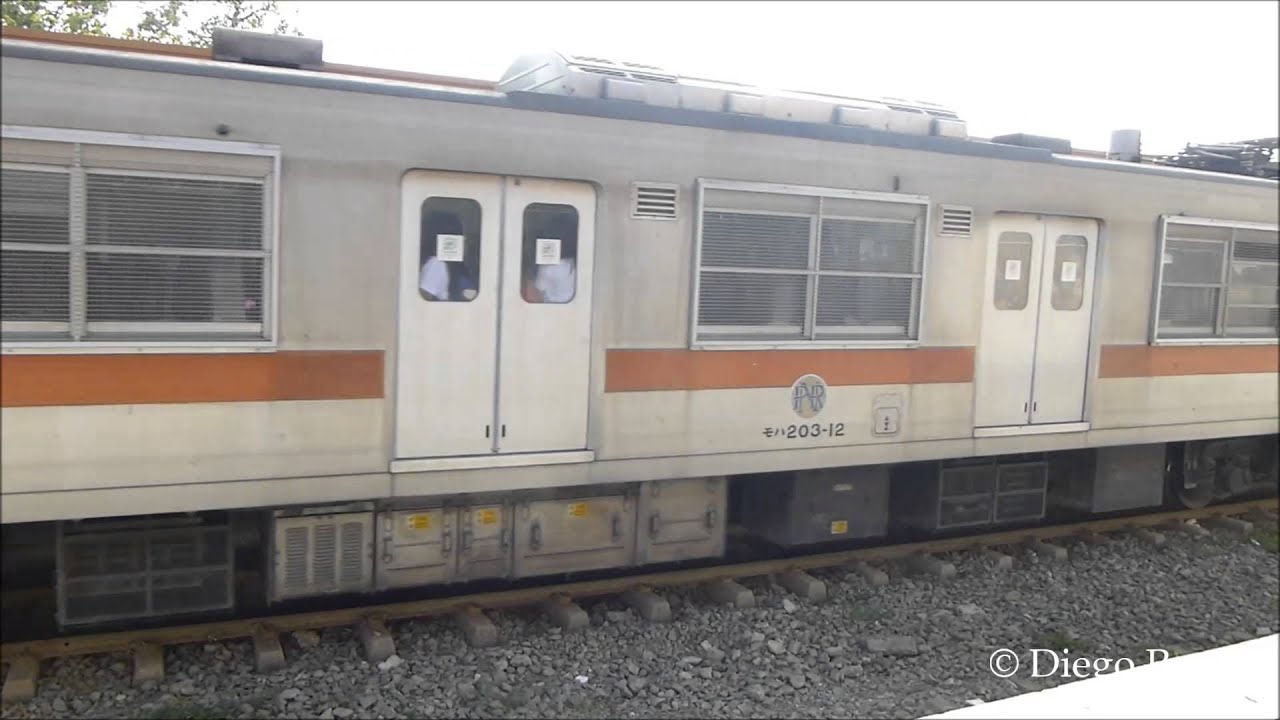 PNR EMU 203 Set 1 Hauled by DEL 921 Arrival and Departure at Bicutan ...