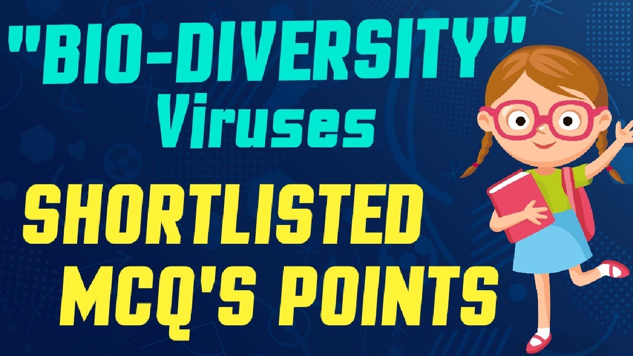 Bio-diversity Important MCQ`s Points | Acellular Life | Absolute ...