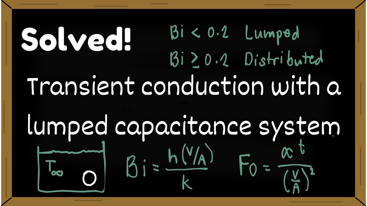 Unsteady-state conduction in lumped capacitance systems - # ...