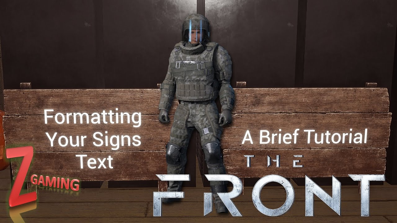 The Front - A How to Guide - Signs - YouTube