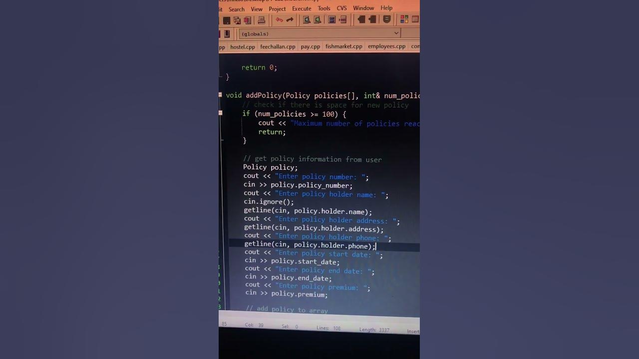 Insurance C Coders Codelife Codemasters Codingninja Codinglife