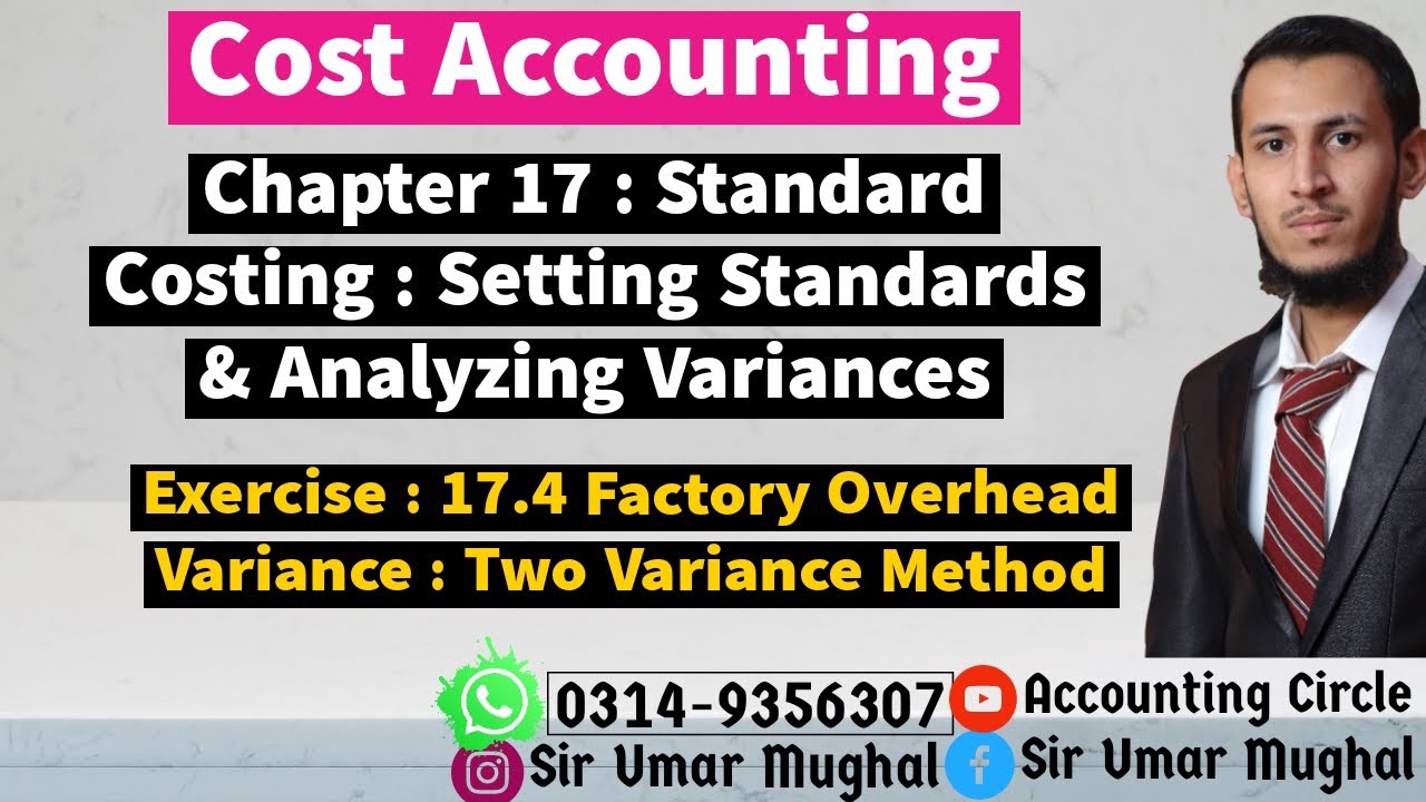 #1 Standard Costing~FOH Variance~Controllable , Volume and Reconciled ...