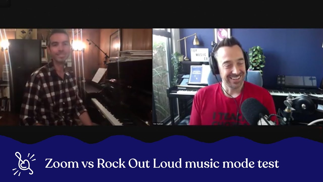 Zoom vs Rock Out Loud music mode test with Clinton Pratt - YouTube