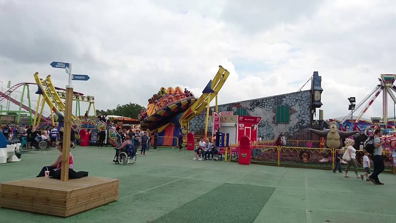 A Look Around At Brean Theme Park, Brean, Somerset, June 2016 - YouTube