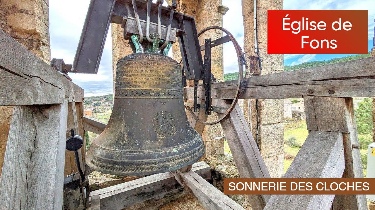 🔔 La cloche de Fons, Ardèche - Volée en clocher - YouTube