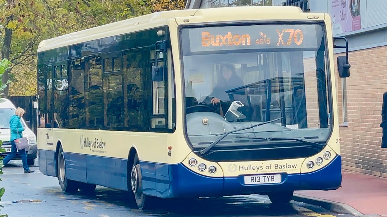 Hulleys Of Baslow Bus Number 20 On X70 From Chesterfield To Buxton Via ...