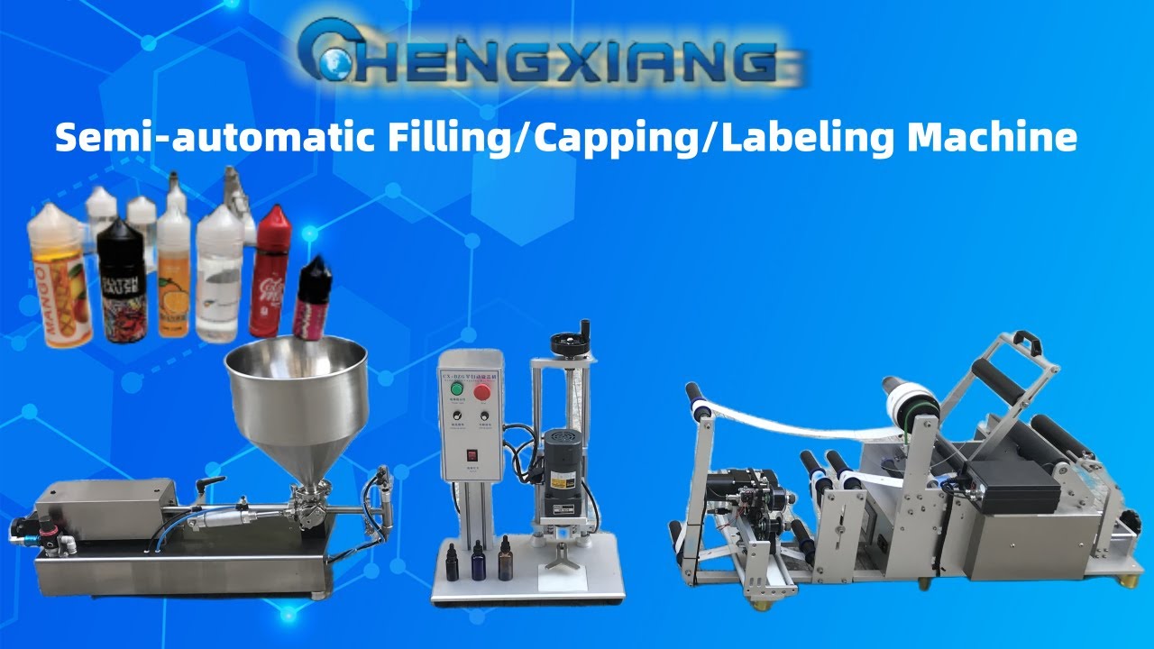 Semi-automatic filling and capping machine/Semi-automatic liquid ...