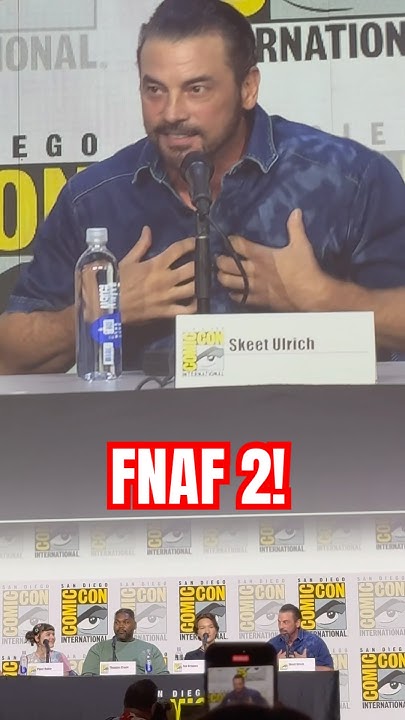 Matthew Lillard Introduces Skeet Ulrich for Five Nights at Freddy’s 2! #shorts #fnaf - YouTube