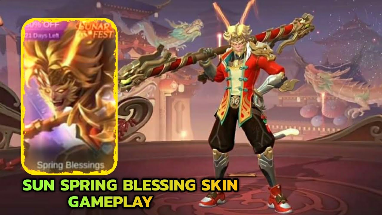 New Upcoming Sun "Spring Blessings" Lunar Fest Skin Gameplay || Sun New ...