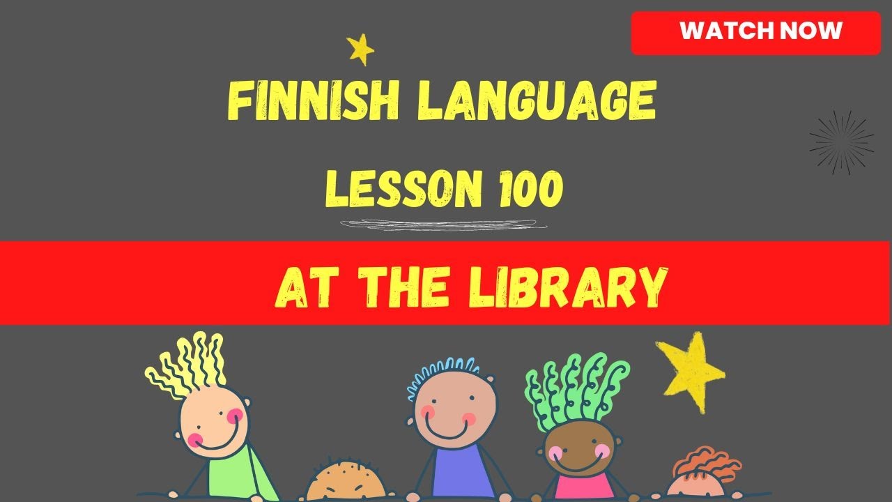 At the Library | Finnish language lesson for beginners |Finnish ...