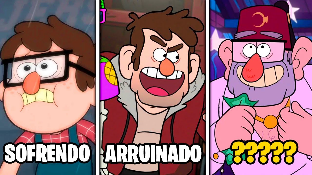 TODA A EVOLUÇÃO DO TIO STAN! HISTÓRIA COMPLETA STANLEY PINES! - Gravity ...