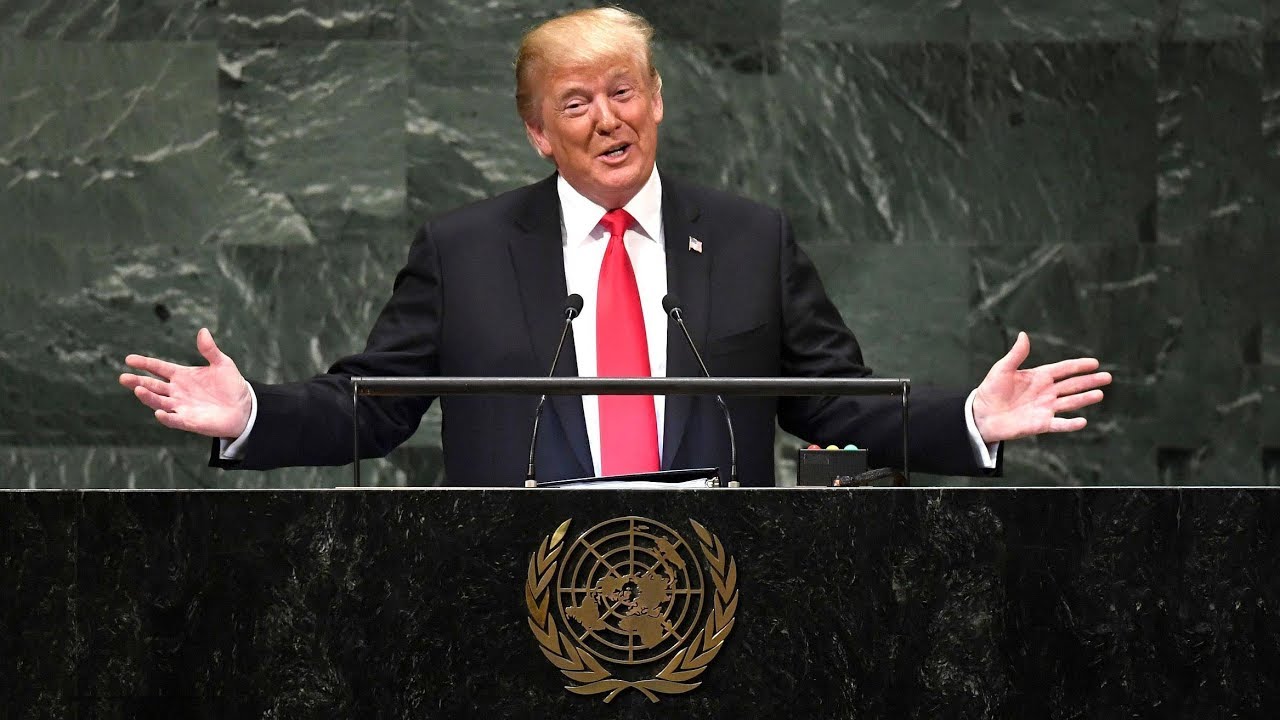World leaders laugh at Trump as he boasts his 'achievements' - YouTube