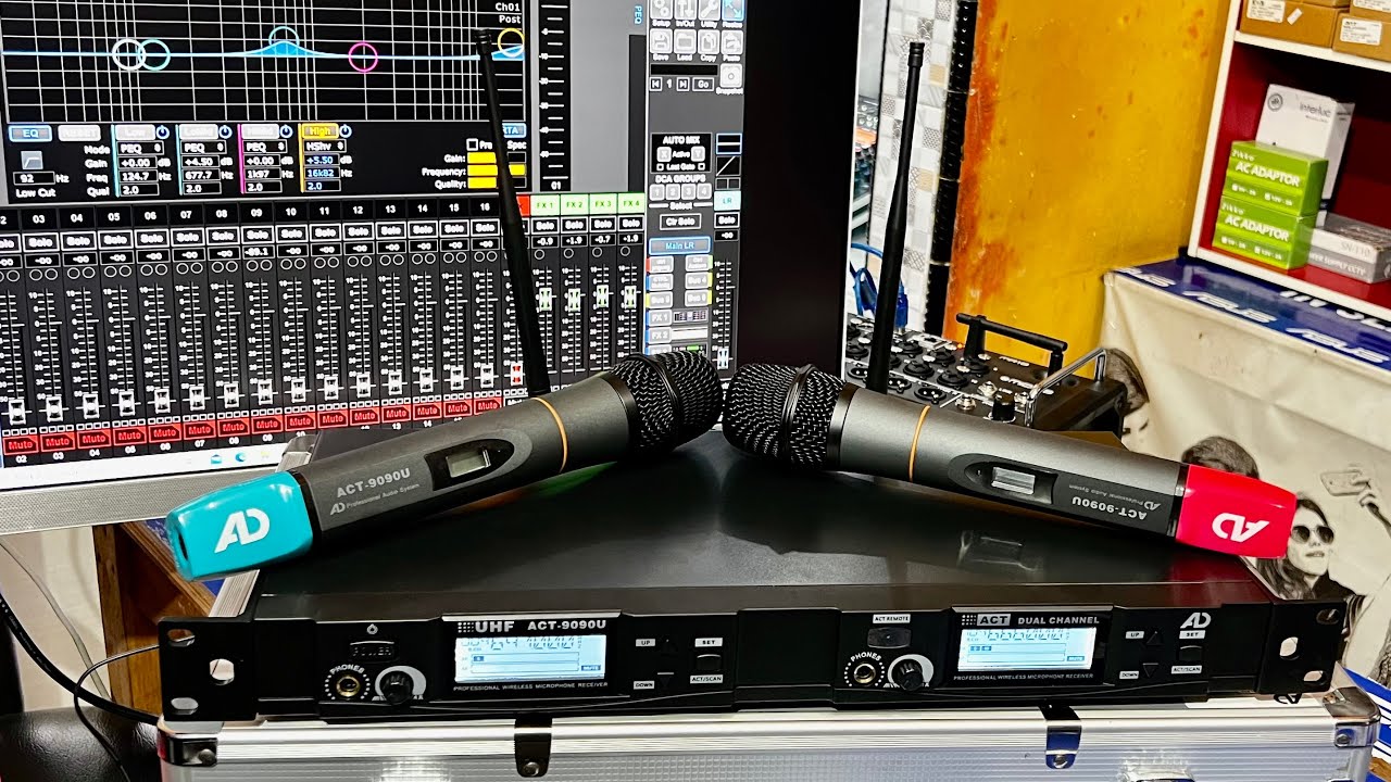 Review Detail Microphone Profesional AD ACT 9090U SUARA NYESS - YouTube
