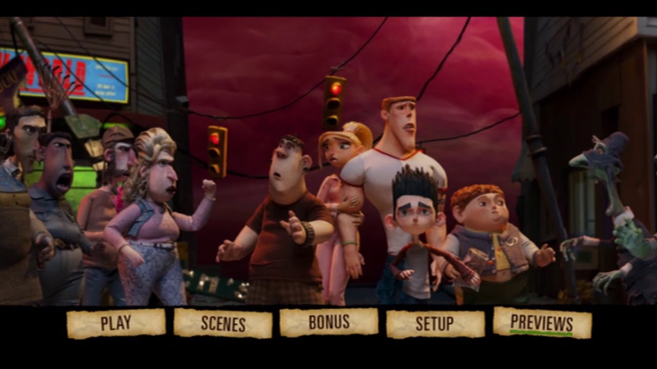 ParaNorman 2012 DVD Menu Walkthrough - YouTube