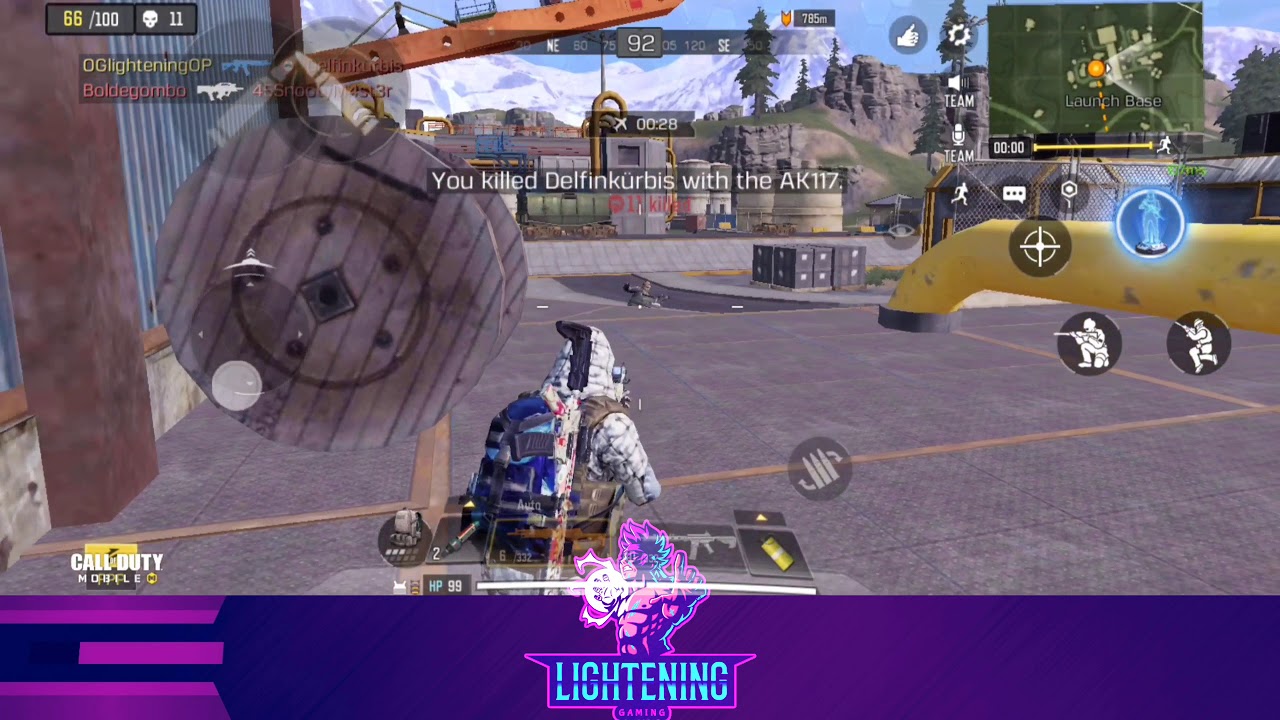 CLEARED LAUNCH BASE LIKE A BOSS😎 at 120ms ping | COD MOBILE GAMEPLAY ...