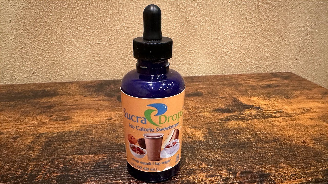 Review: Sucradrops Liquid Sucralose Sweetener 4 oz Bottle - YouTube