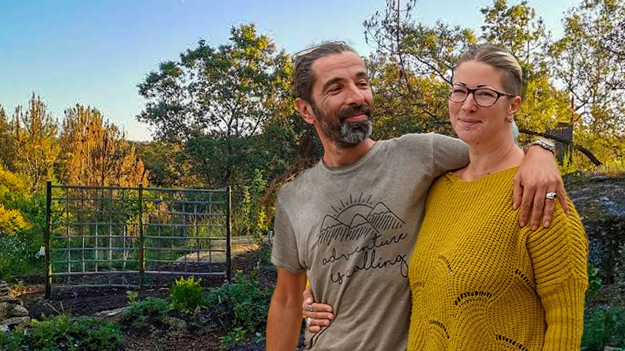 More garden construction in OUR OFF GRID food forest in PORTUGAL - EP7 ...