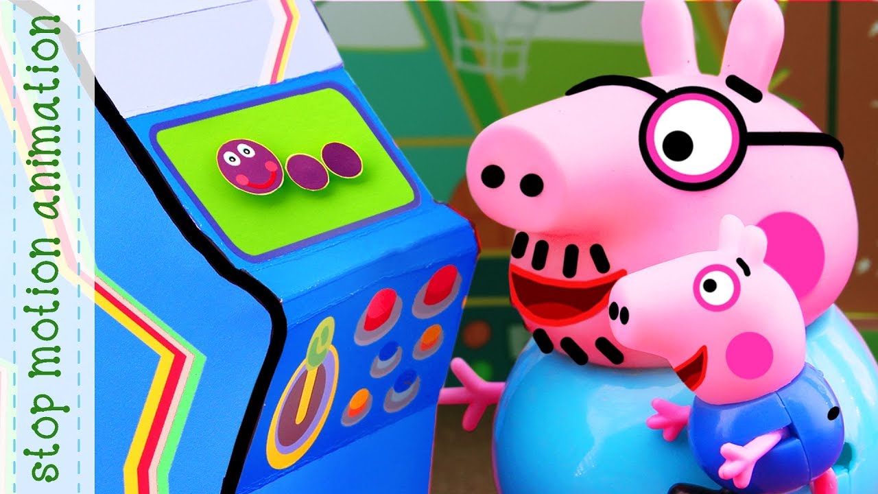 Georges Snake Game Peppa pig animation New english episodes - YouTube