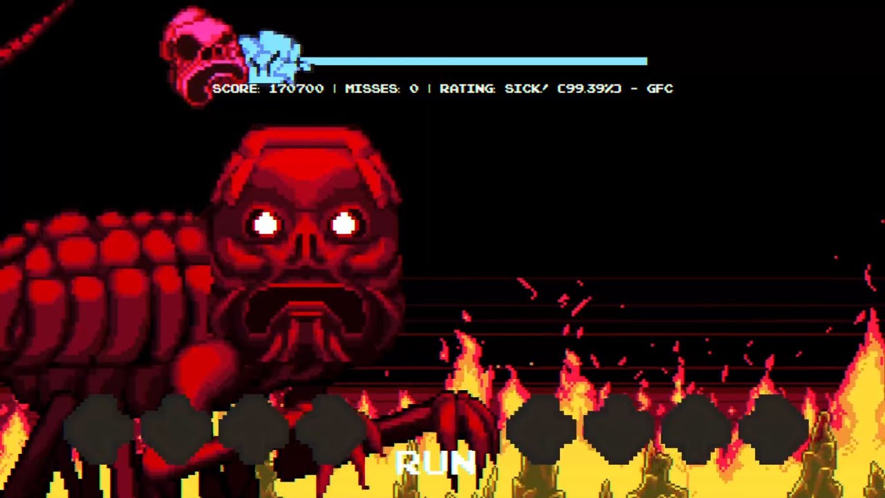 FNF - NES FUNKIN: Tainted RED (NES godzilla creepypasta) - Run ...