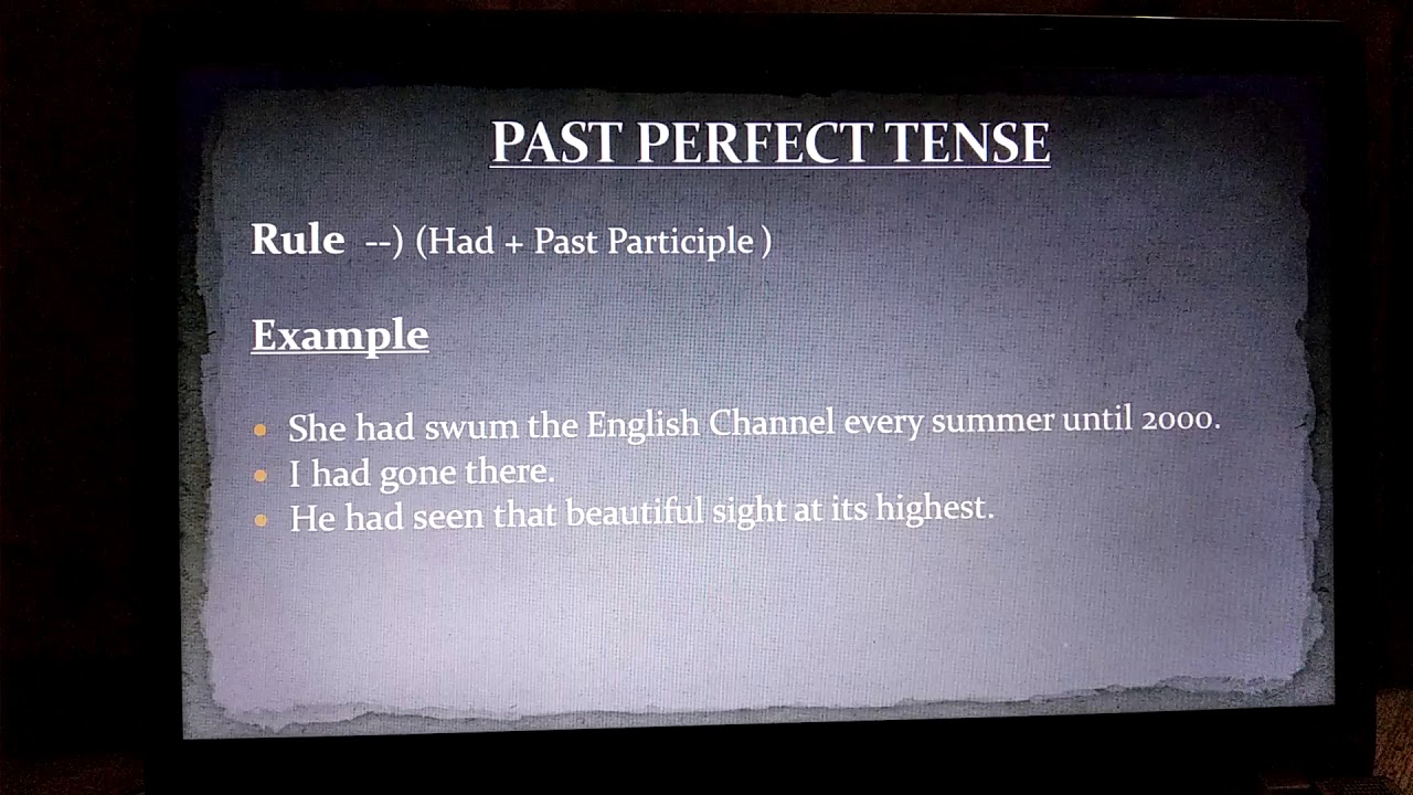 Easiest way to understand past tense - YouTube