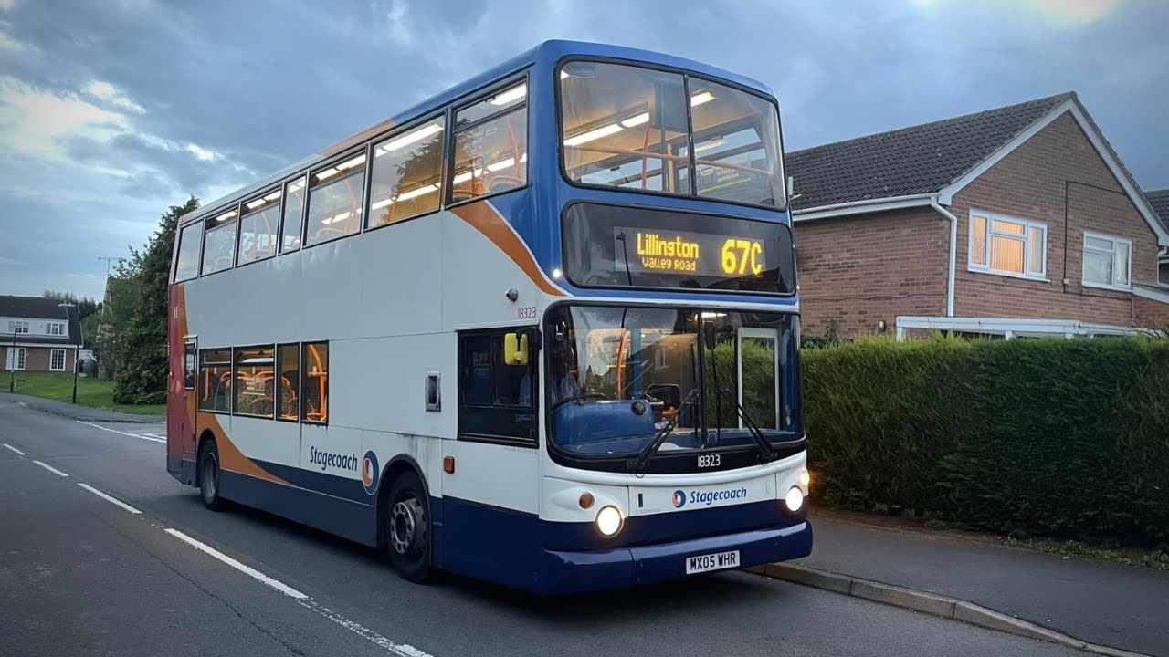 Stagecoach Midlands 18323 (MX05 WHR) Route 67C - YouTube