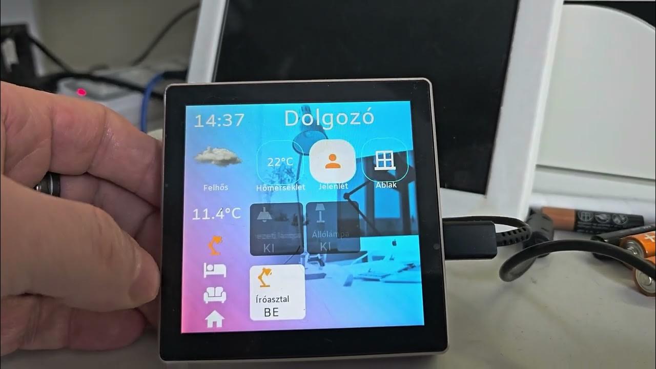 ESP32-4848S040C with ESPhome - YouTube