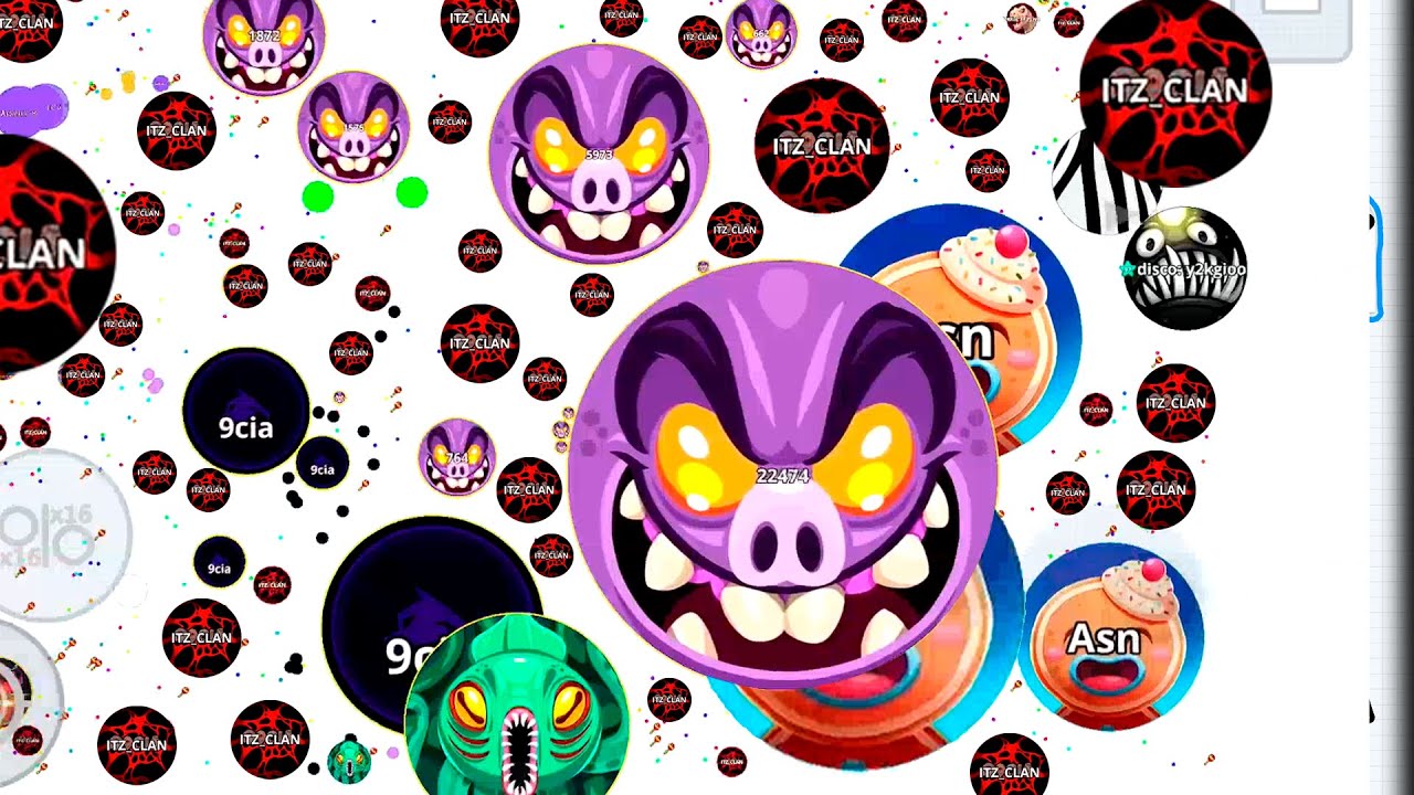 INSANE BOTS LOBBY 💀- XELAHOT MACRO - AGAR.IO MOBILE - YouTube