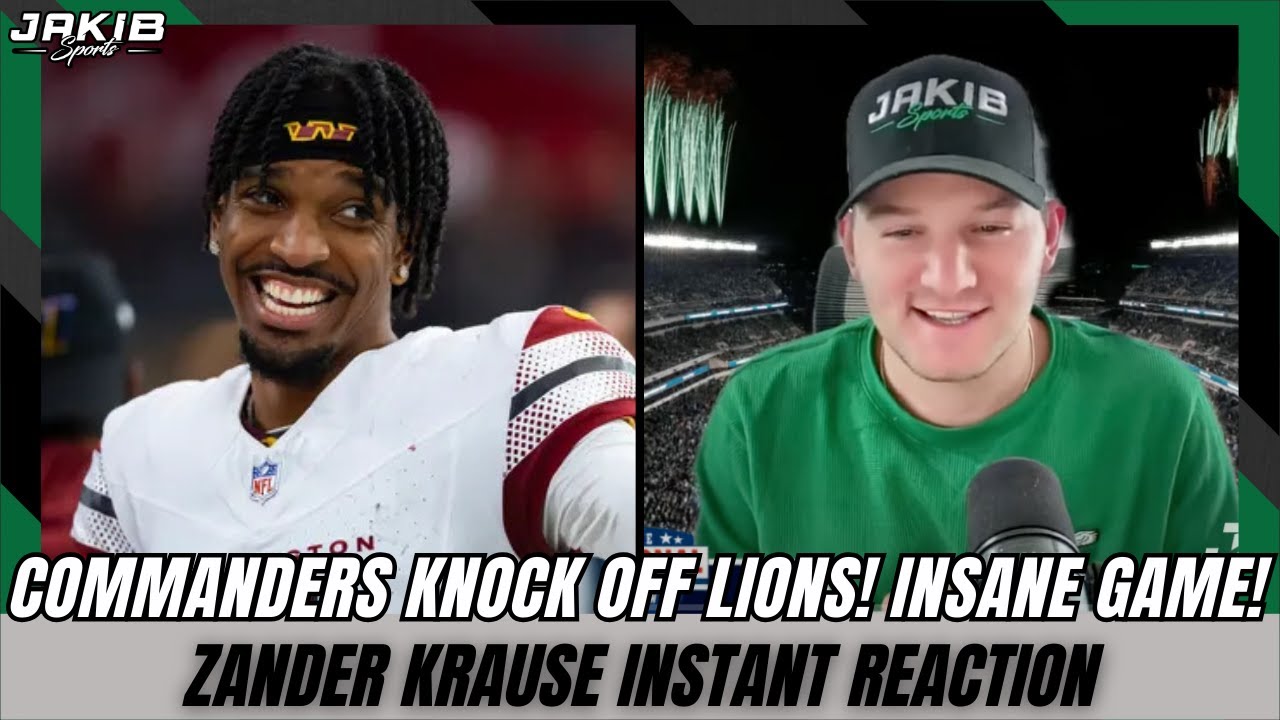 INSTANT REACTION: Commanders KNOCK Lions Out! Now it's Eagles Turn vs ...