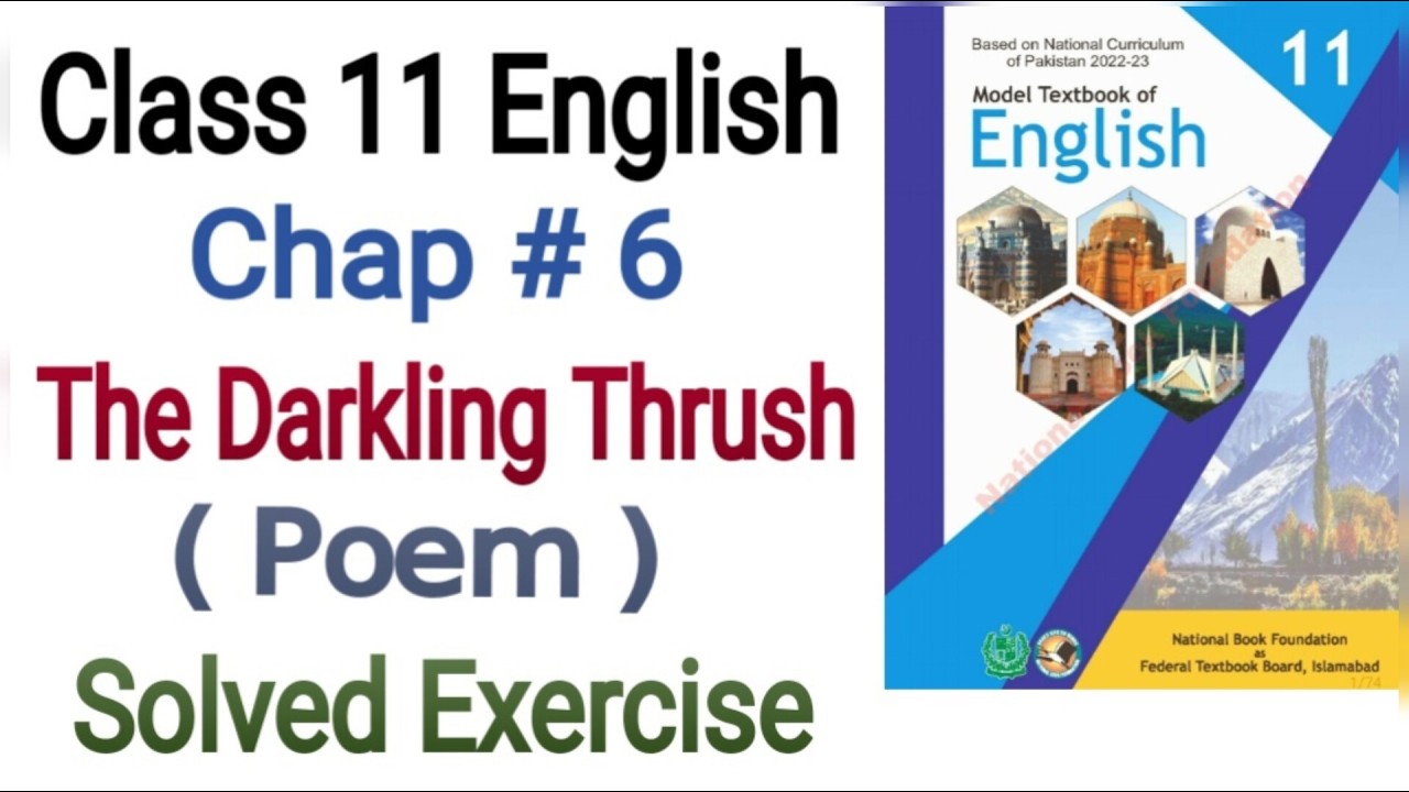 Class 11 | Unit 6 | The Darkling Thrush | Poem | Exercise #poem #NBF # ...