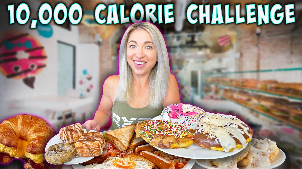 Eating BREAKFAST Foods ONLY | 10,000 Calorie Challenge - YouTube