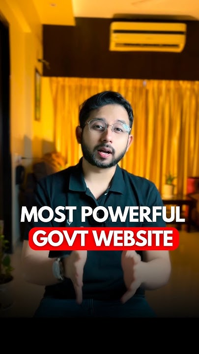This is the Most Powerful Government Website | Gaurav Mahawar - YouTube