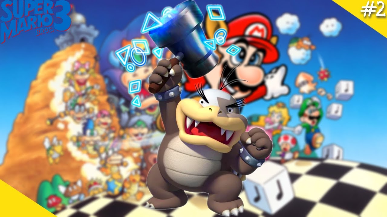 Super Mario Bros 3 #2 Morton Koopa Jr. - Colina Desierta / Manux Gamer ...