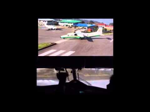 anflug lukla - YouTube