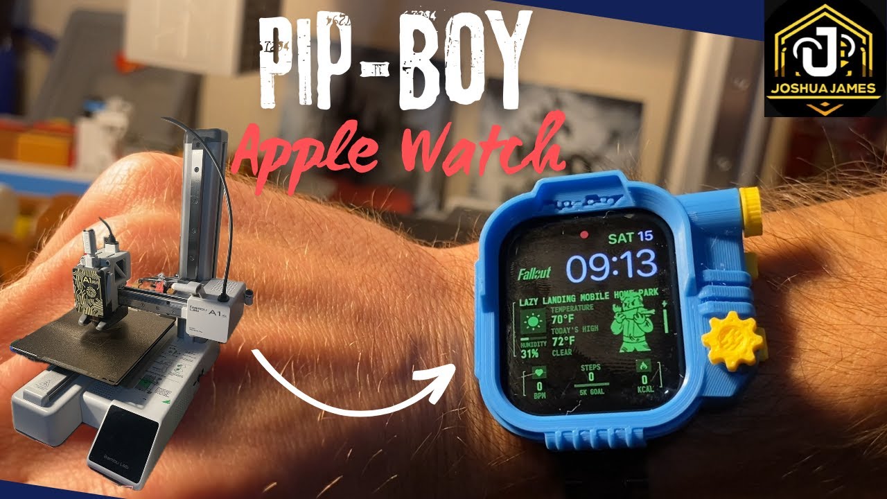 Fallout Apple Watch Cover 3d Print! #bambulab #a1mini - YouTube