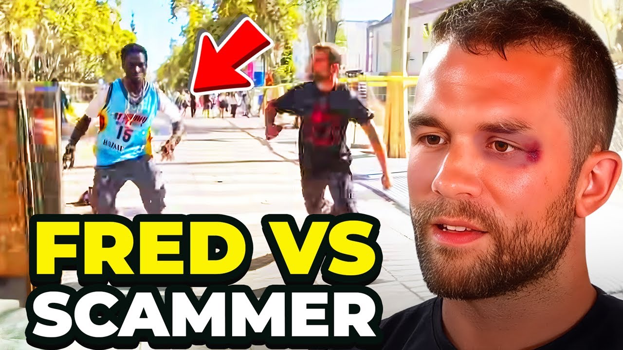 Charlie Veitch Bodyguard FRED Gets Into a Street Brawl! - YouTube