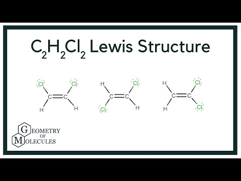 C2H2Cl2 Lewis Structure| How to Draw the Lewis Structure for C2H2Cl2 ...