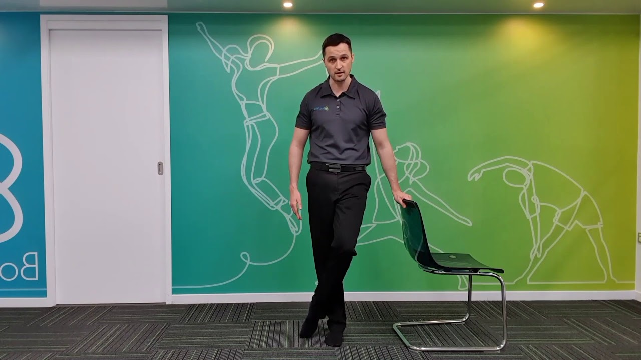 Tibialis anterior stretch - YouTube