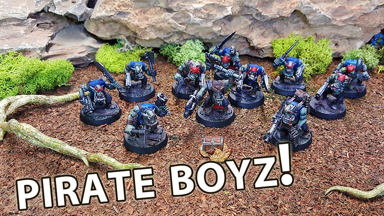 How to Paint Freebooter Ork Boyz for Warhammer 40k Kill Team? - YouTube