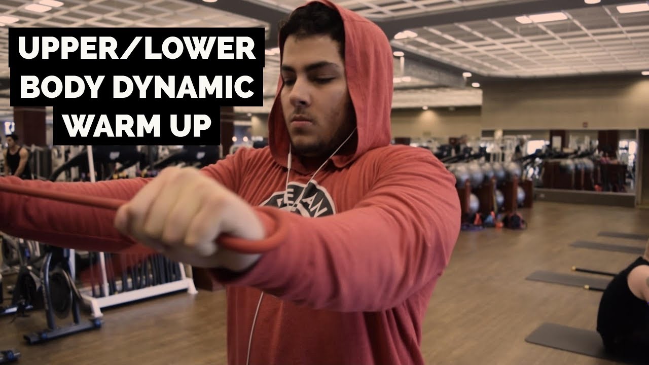 MOST EFFECTIVE UPPER/LOWER BODY DYNAMIC WARM UP - YouTube