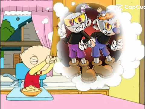 Stewie doesn't like Evil Cuphead and Vile Mugman...