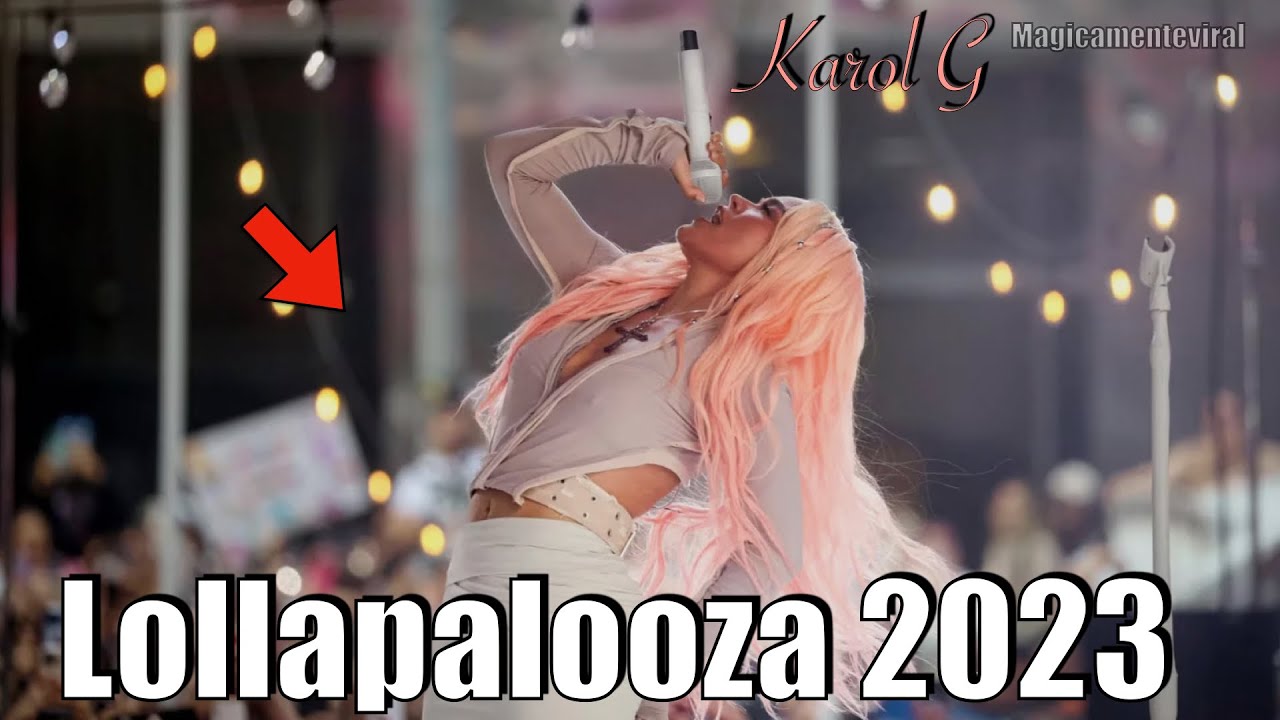 Karol G en Lollapalooza 2023 Chicago show - YouTube