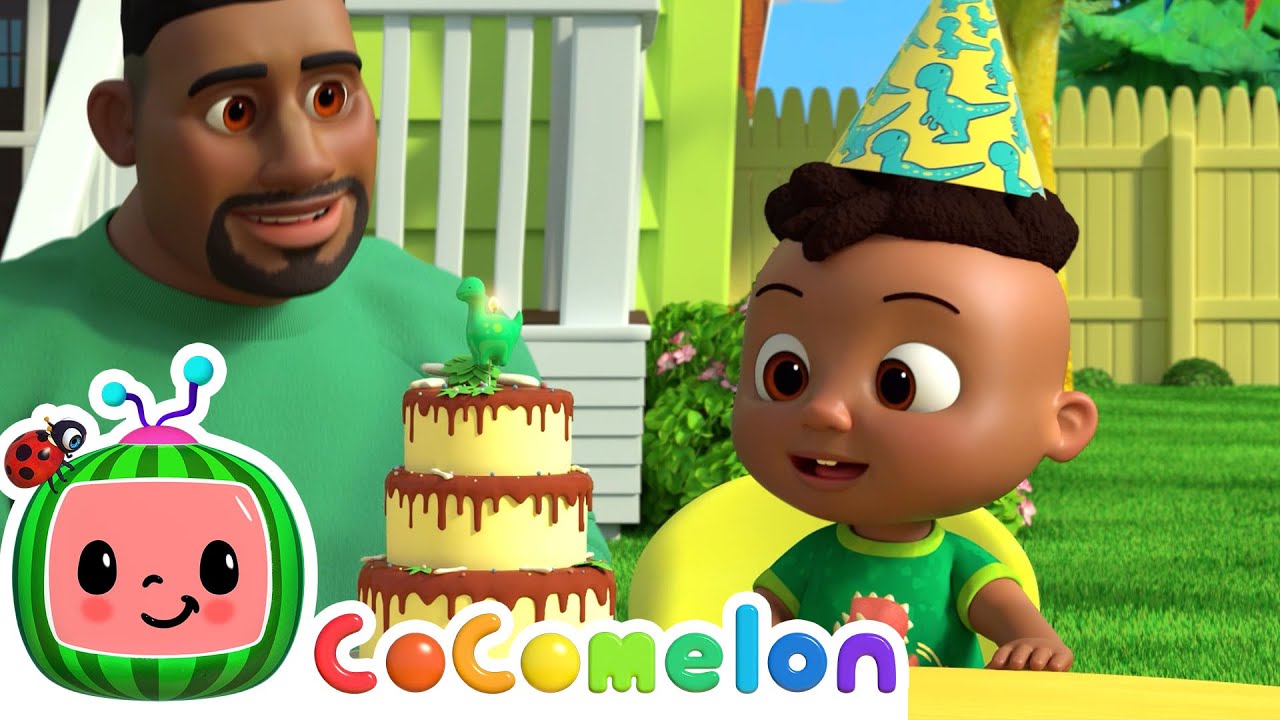 Cody's Dinosaur Birthday | Let's learn with Cody! CoComelon Songs for ...