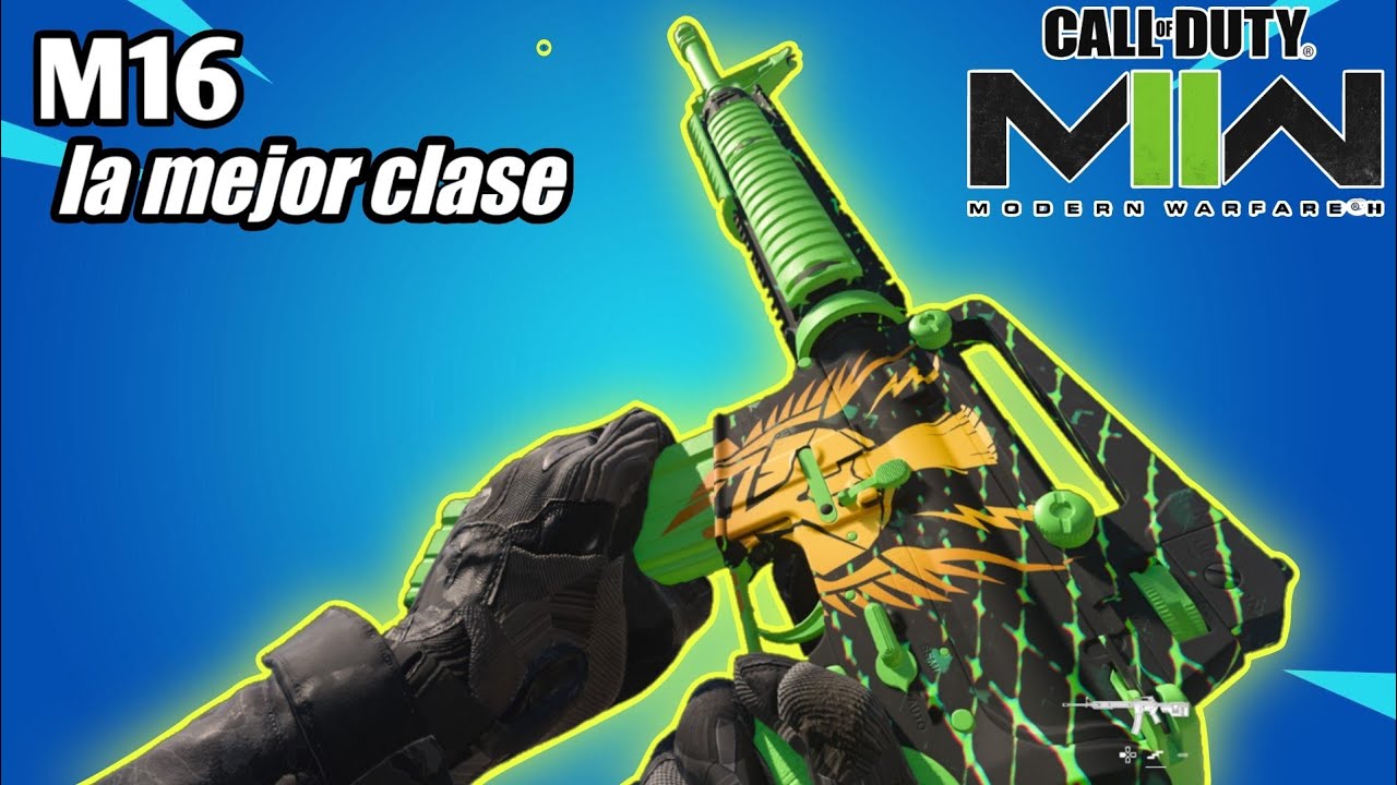 M16 esta ROTISIMO en MODERN WARFARE 2 // la MEJOR CLASE de la M16 ...
