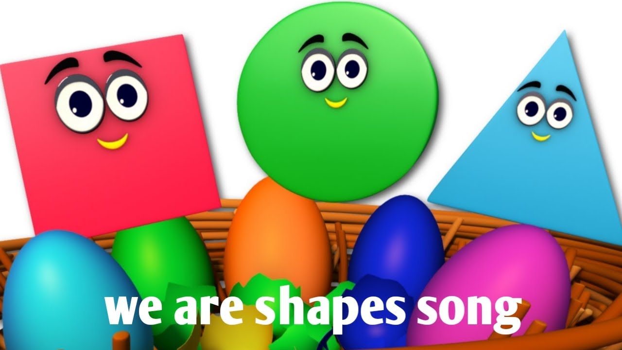shapes song | shapes rhymes | we are shapes | Nursery Rhymes ...