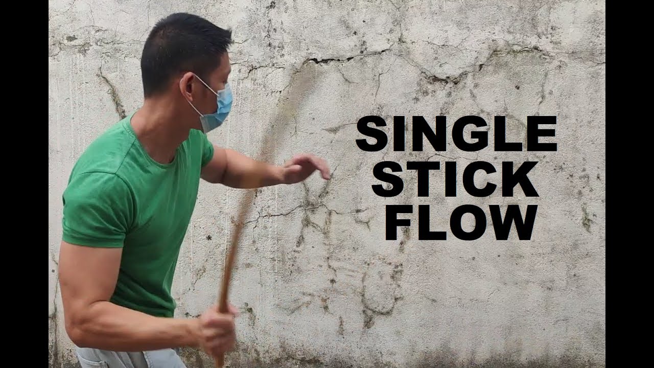Arnis Single Stick Twirling Routine - YouTube