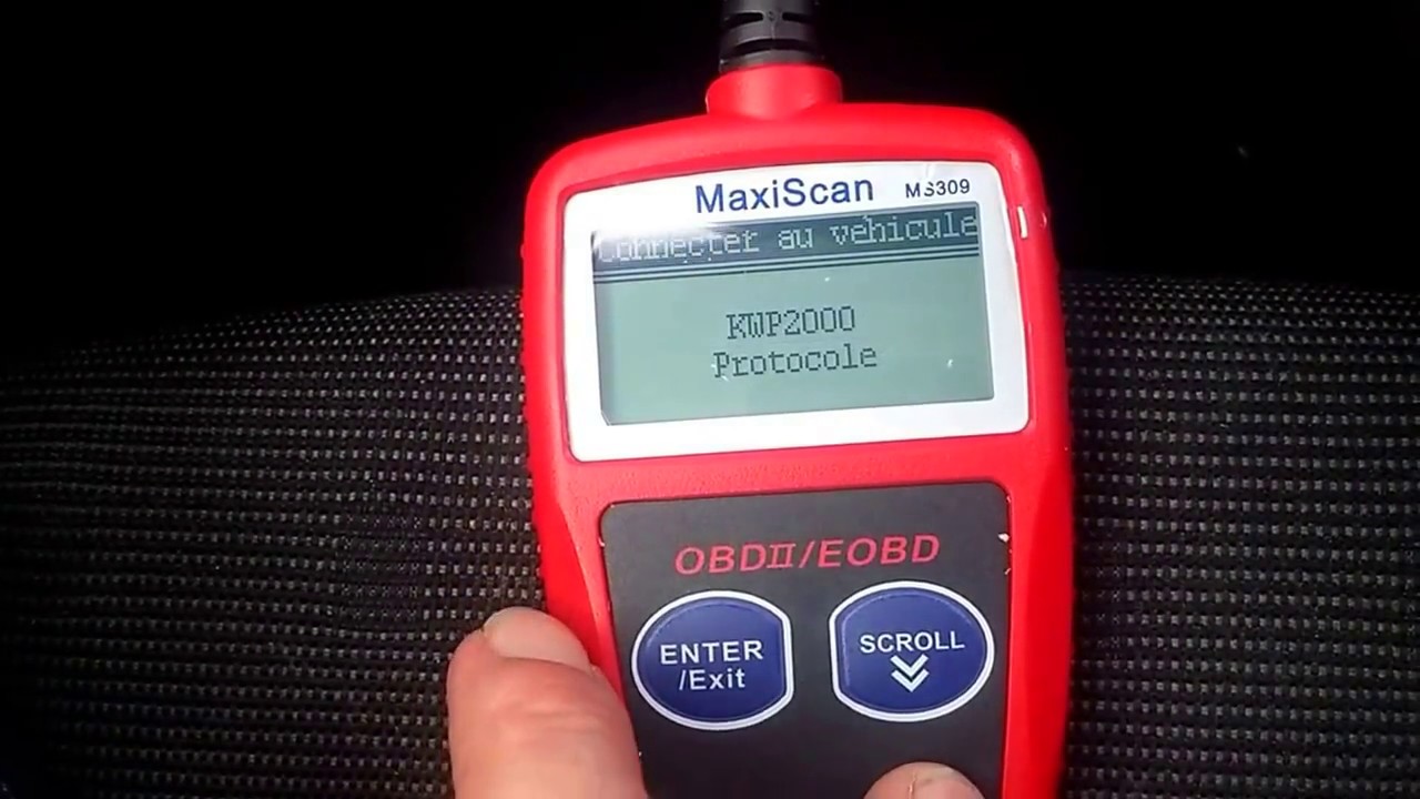 Lecteur obd2 maxiscan ms309 Test - YouTube